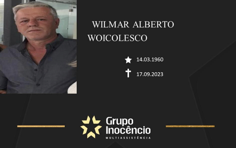 Grupo Inocêncio e familiares comunicam o falecimento de Wilmar Alberto ...
