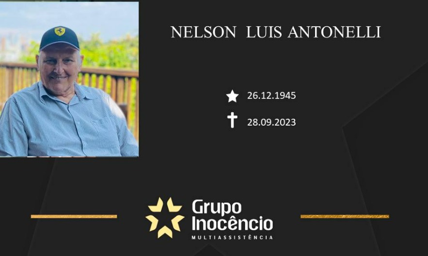 Grupo Inocêncio e familiares comunicam o falecimento de Nelson Luis ...