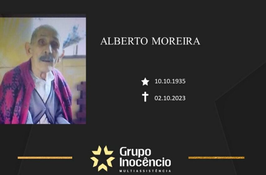Grupo Inocêncio e familiares comunicam o falecimento de Alberto Moreira ...
